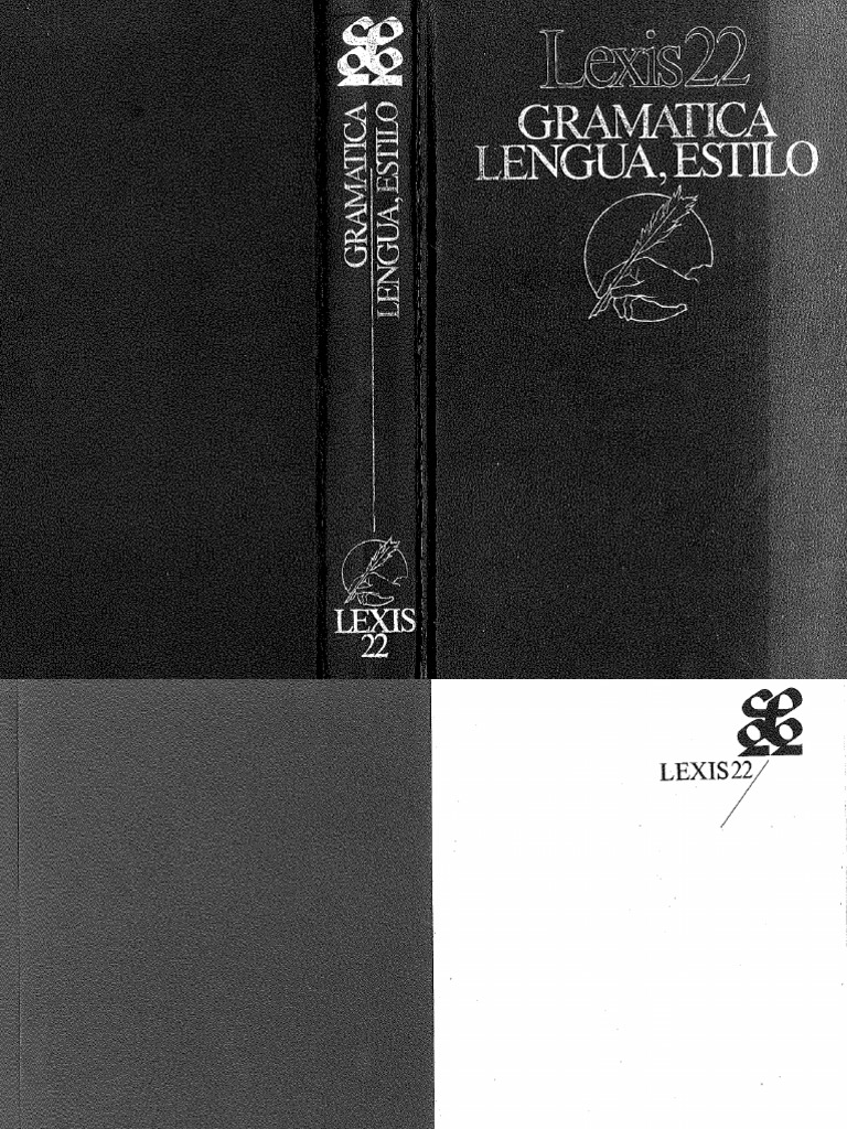 Lexis 22 Gramática, Lengua, Estilo | PDF