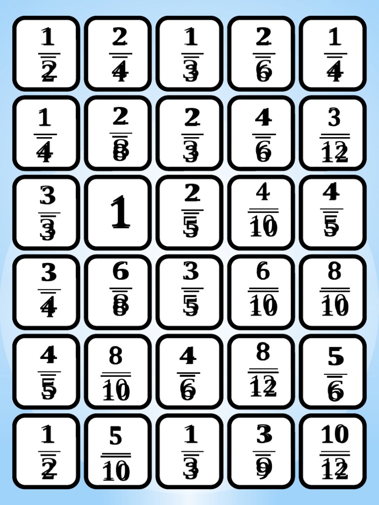 Memoráma De Fracciones Pdf