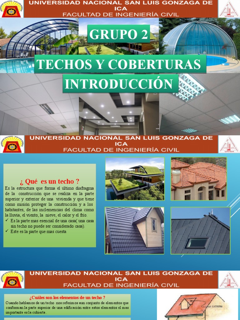 GRUPO 2 - Techos y Coberturas | PDF | Techo | Aislamiento térmico