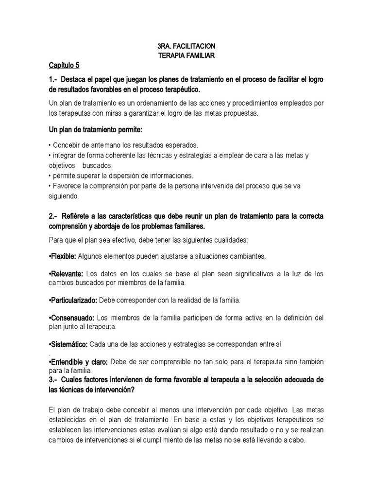 3ra. Fac. Terpia Famiiar y de Pareja, Zaida Martinez | PDF | Terapia ...