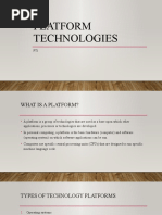 Platform Technologies | PDF | Operating System | Process (Computing)