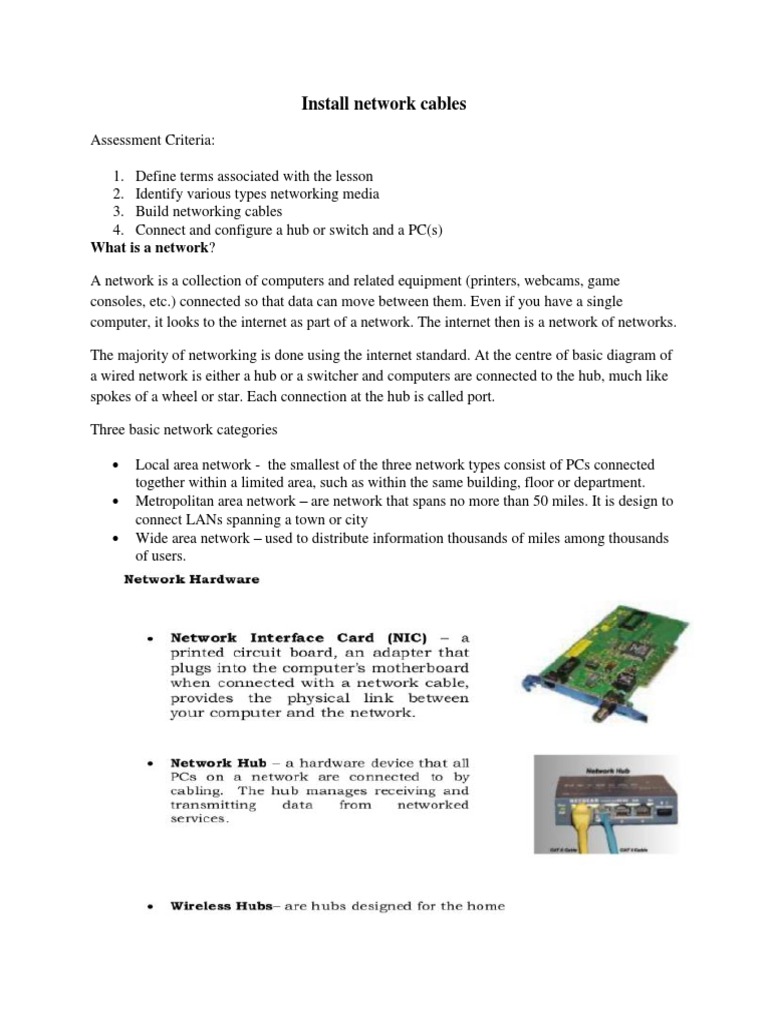 Setting Up Computer Networks | PDF | Computer Network | Cable Television