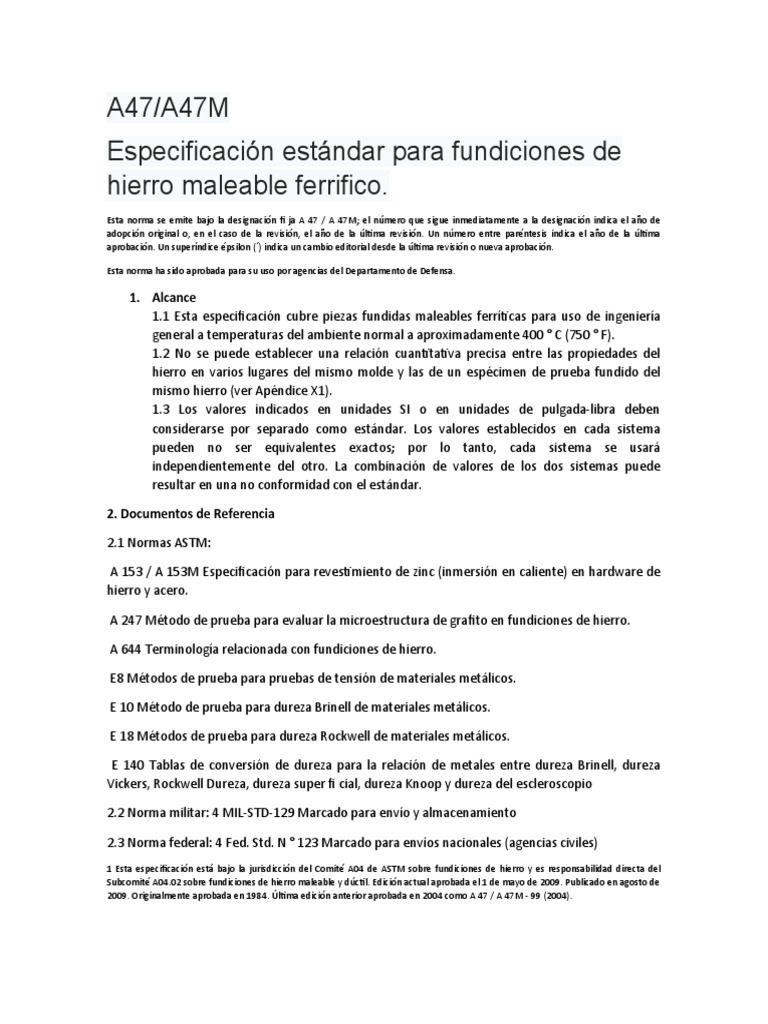 Astm A47 | PDF | Soldadura | Construcción