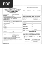SSS R1A Form | PDF | Identity Document | Social Security (United States)