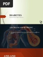 Diabetes Lecture (Tagalog) | PDF