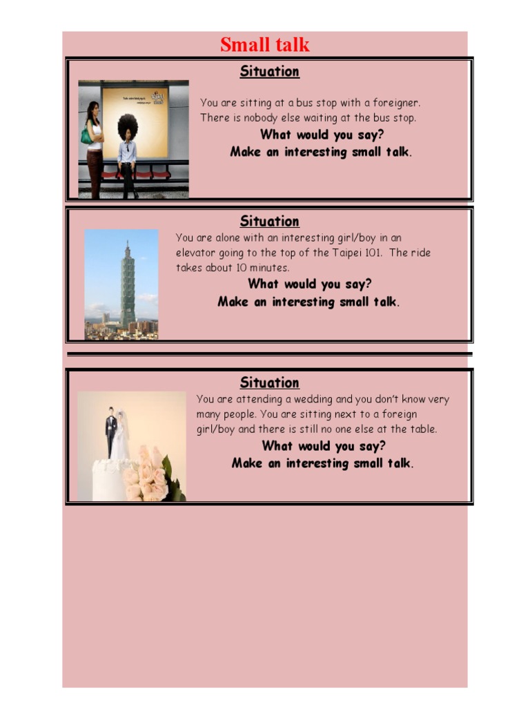 Small Talk | PDF