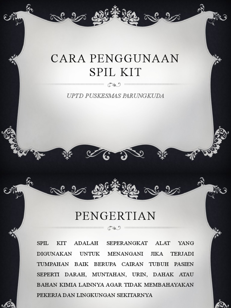 Cara Penggunaan Spil Kit | PDF