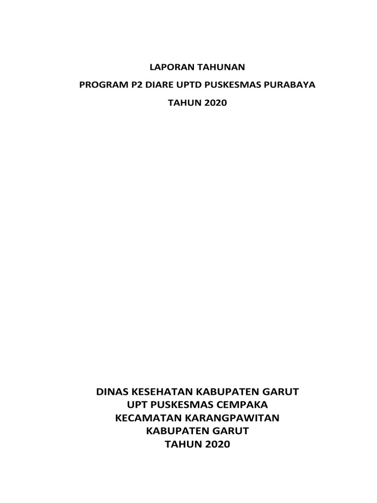 Edukasi dan Penanganan Diare 2020 | PDF | Karier & Perkembangan