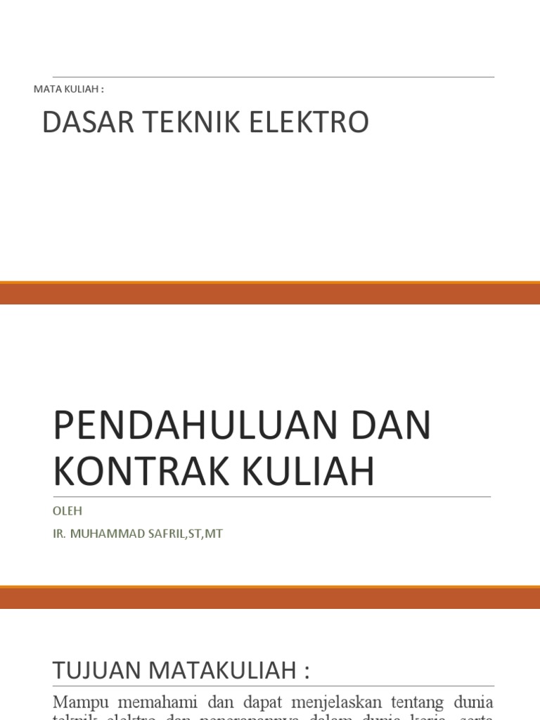 Dasar Teknik Elektro | PDF | Teknologi & Rekayasa