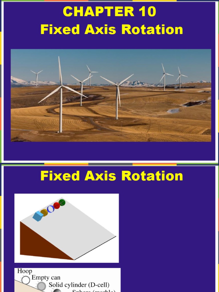 Fixed Axis Rotation Concepts | PDF | Rotation Around A Fixed Axis ...