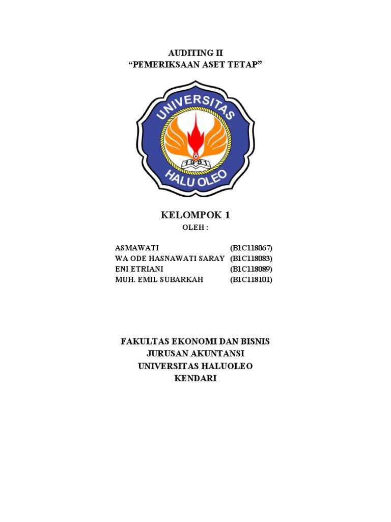 KELOMPOK 1 - Pemeriksaan Aset Tetap | PDF KELOMPOK 1 - Pemeriksaan Aset Tetap | PDF