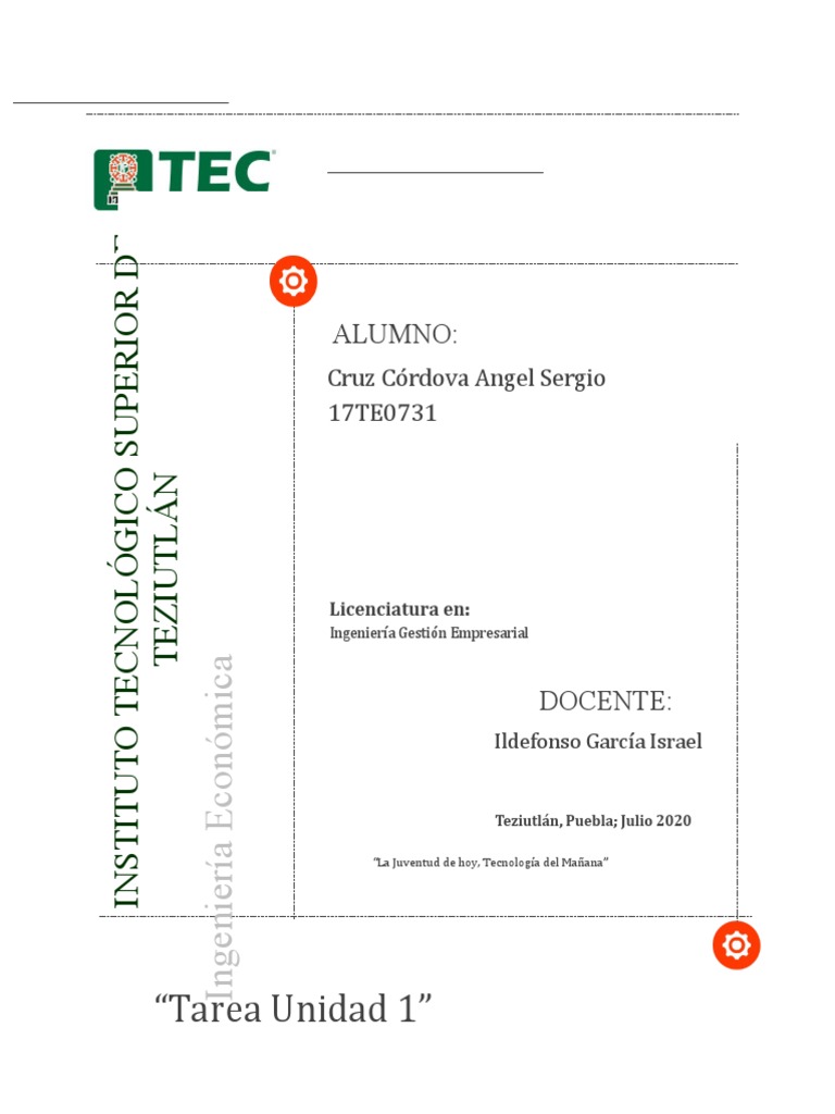 Cruz Cordova Angel Sergio - Ejercicios Int. Simple y Compuesto | PDF