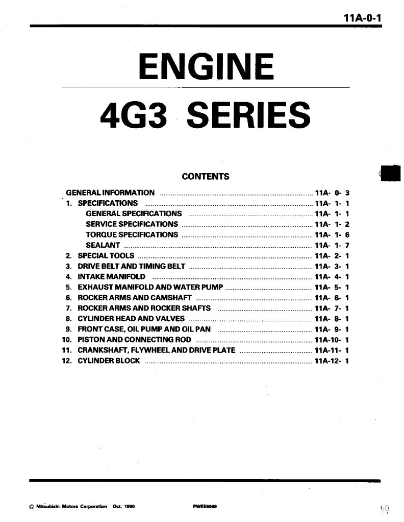 4G37 Engine | PDF