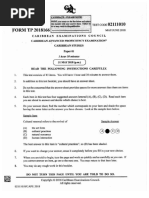 Caribbean Studies Syllabus Overview 2025 | PDF | Caribbean | Diaspora