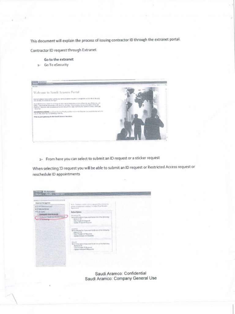 SA ID Preparation Procedures | PDF