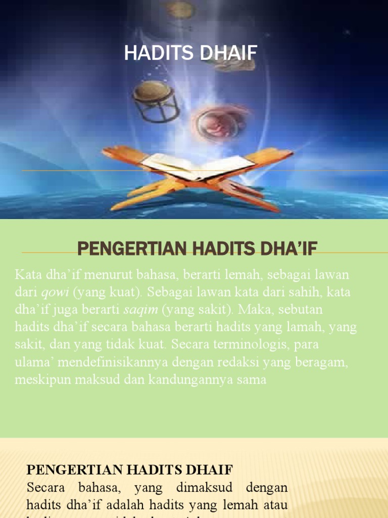 Hadits Dhaif | PDF