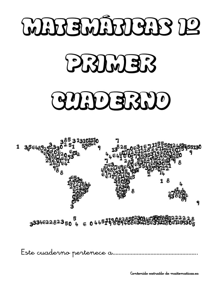 Cuaderno de Trabajo Matematica | PDF | Enseñanza de matemática