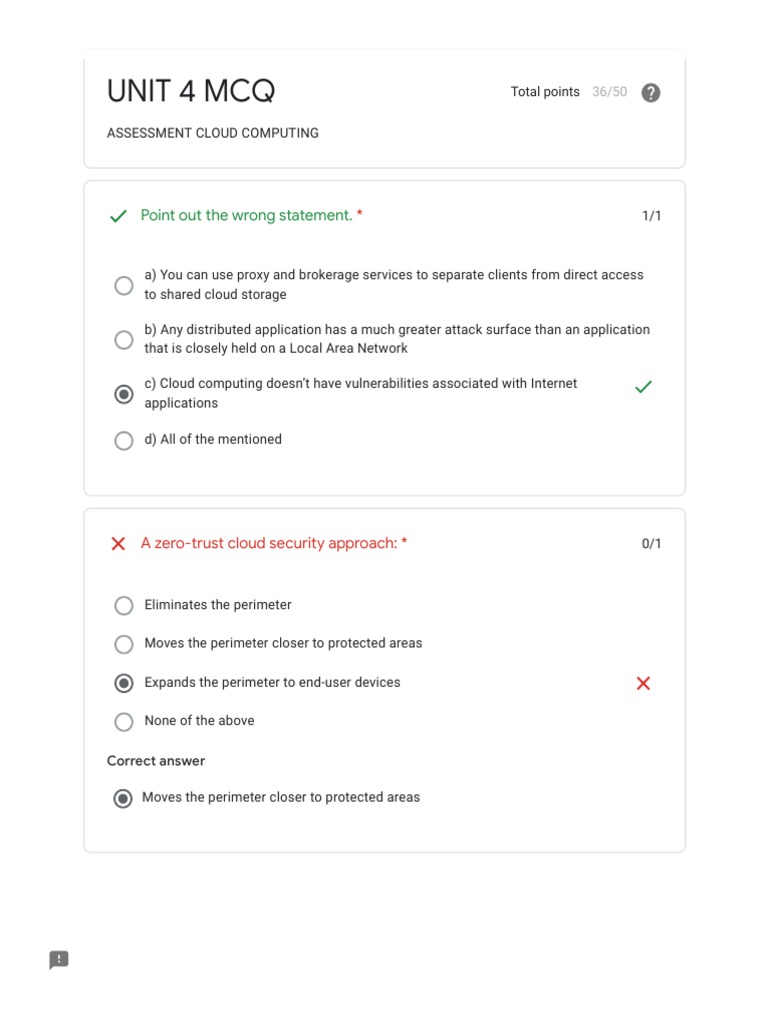 Cloud UNIT 4 MCQ | PDF | Cloud Computing | Computer Mediated Communication