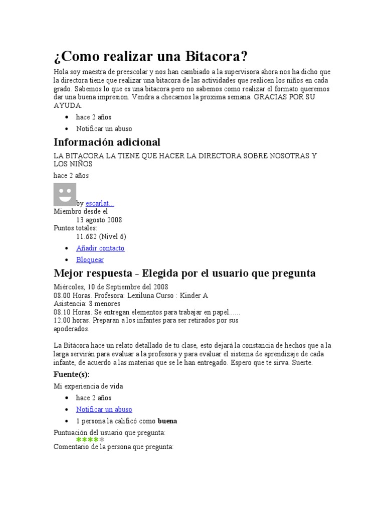 Como Realizar Una Bitacora | PDF | Ventana (informática) | Blog