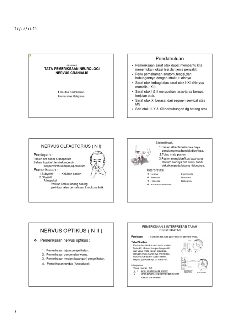 Pemeriksaan Fisik Neurologi | PDF