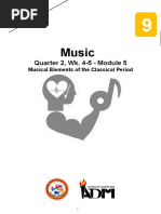 Music: Quarter 4, Wk.1 - Module 1 | PDF | Opera | Singing