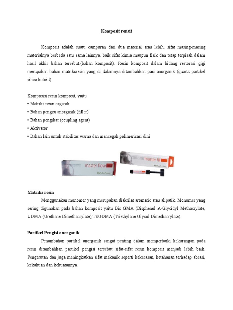 Resin Komposit | PDF