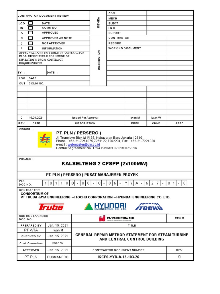 General Method Statement R1. | PDF | Welding | Construction