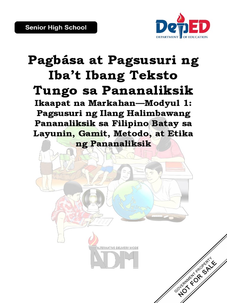 Pagbasa at Pagsusuri - Module 1 | PDF