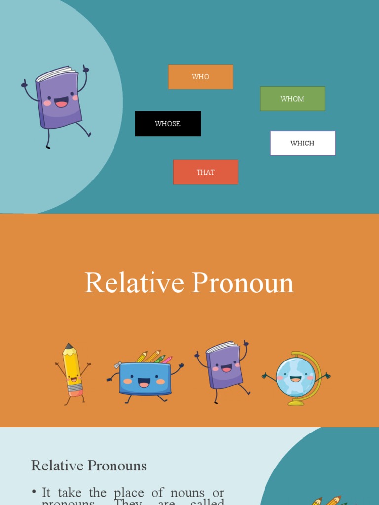 Relative Pronoun | PDF | Pronoun | Linguistic Morphology