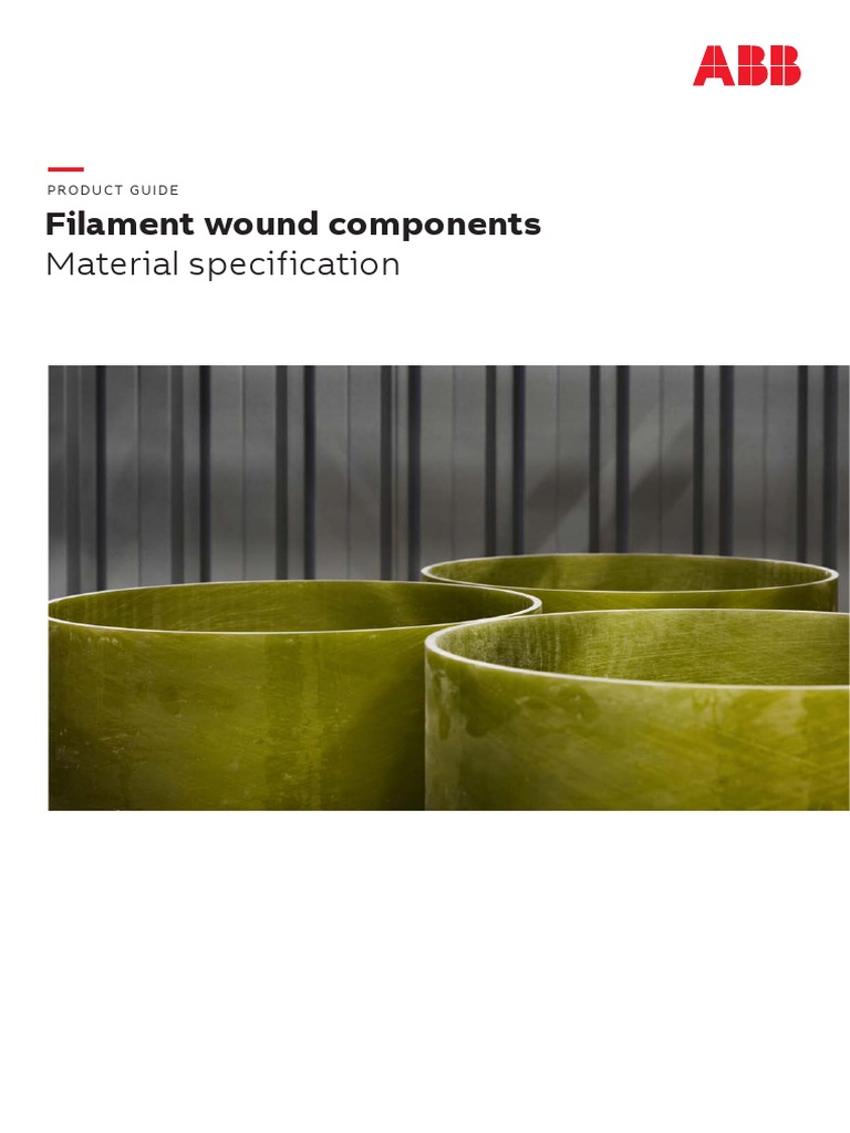 ABB - Filament Wound Component | PDF | Fiberglass | Materials
