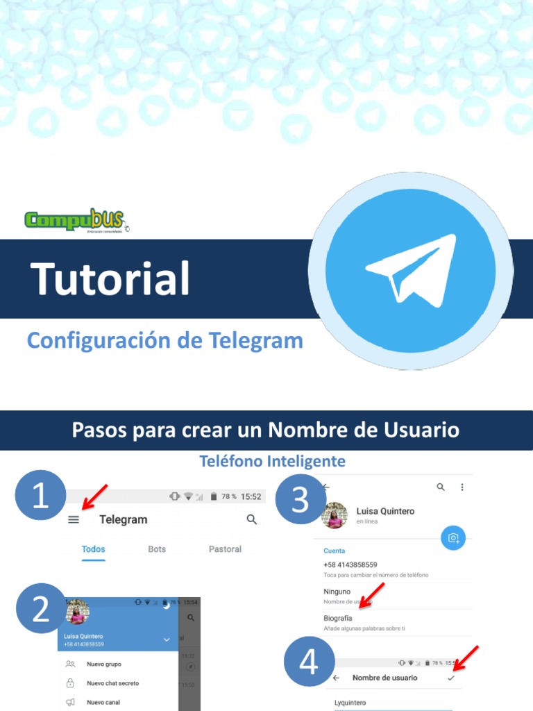 Tutorial: Configuración de Telegram | PDF | Software | Comunicación por ...