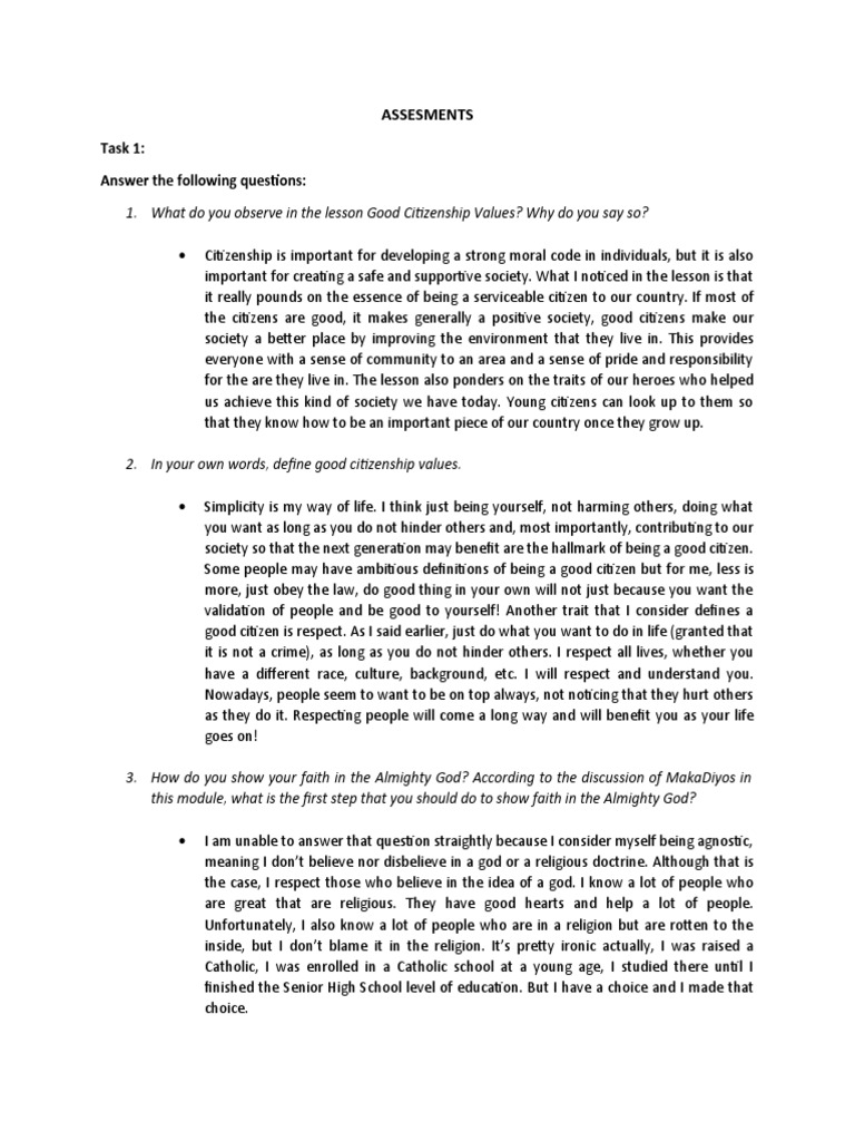 Module 2 Assessments, CWTS | PDF | Procrastination | Professional Skills