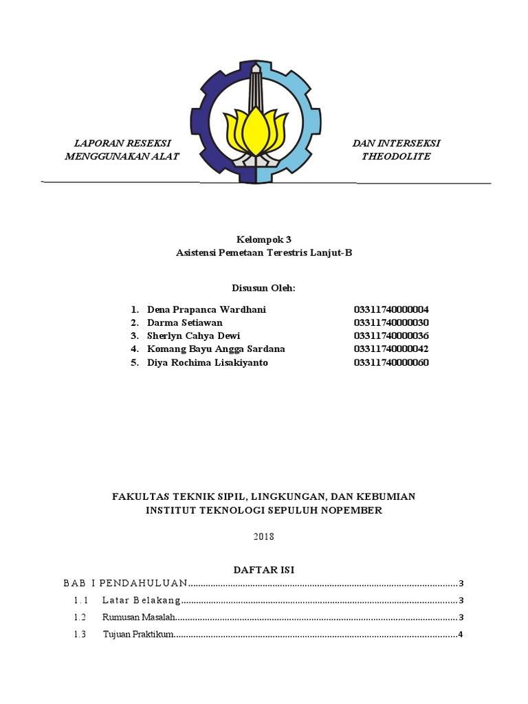 Metode Resection dan Intersection Theodolite | PDF | Sains & Matematika