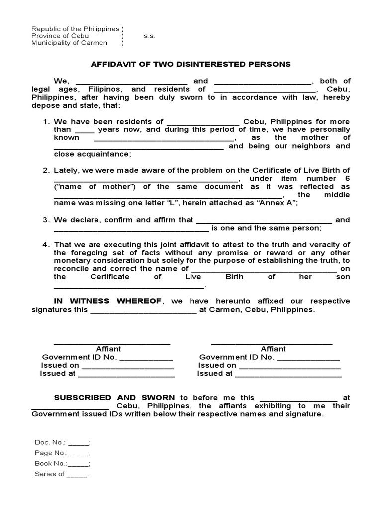 Aff of Late Registration Form | PDF
