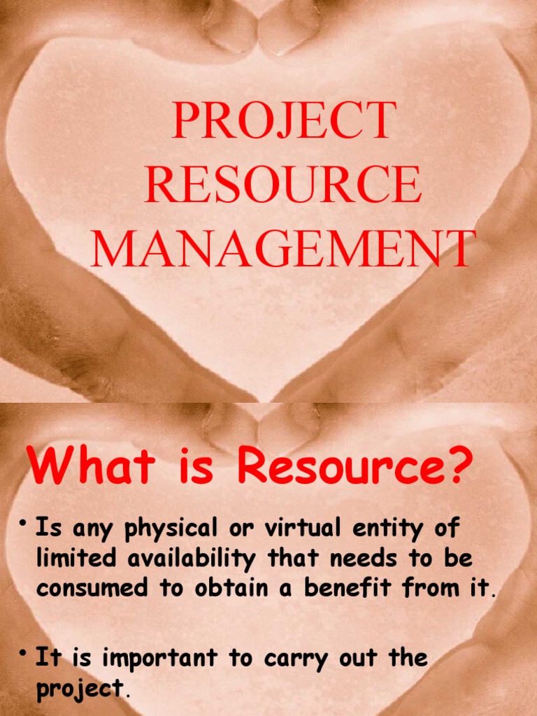 Project Resource Management | PDF | Resource | Resource Management