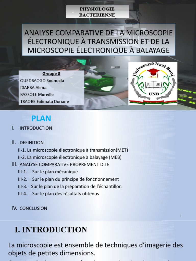 Analyse Comparative de La Met Et de La Meb | PDF | Microscopie ...