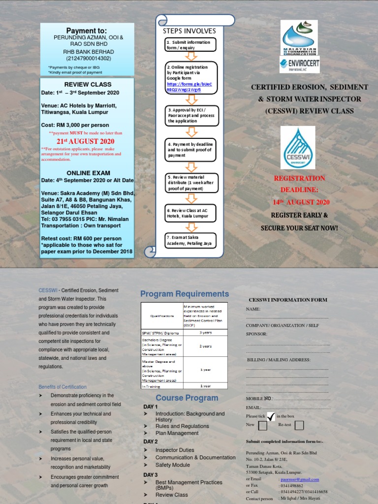 CESSWI BROCHURE (September 2020) | PDF | Business