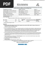 Irctc Sample Ticket Format | PDF | Identity Document | Transport