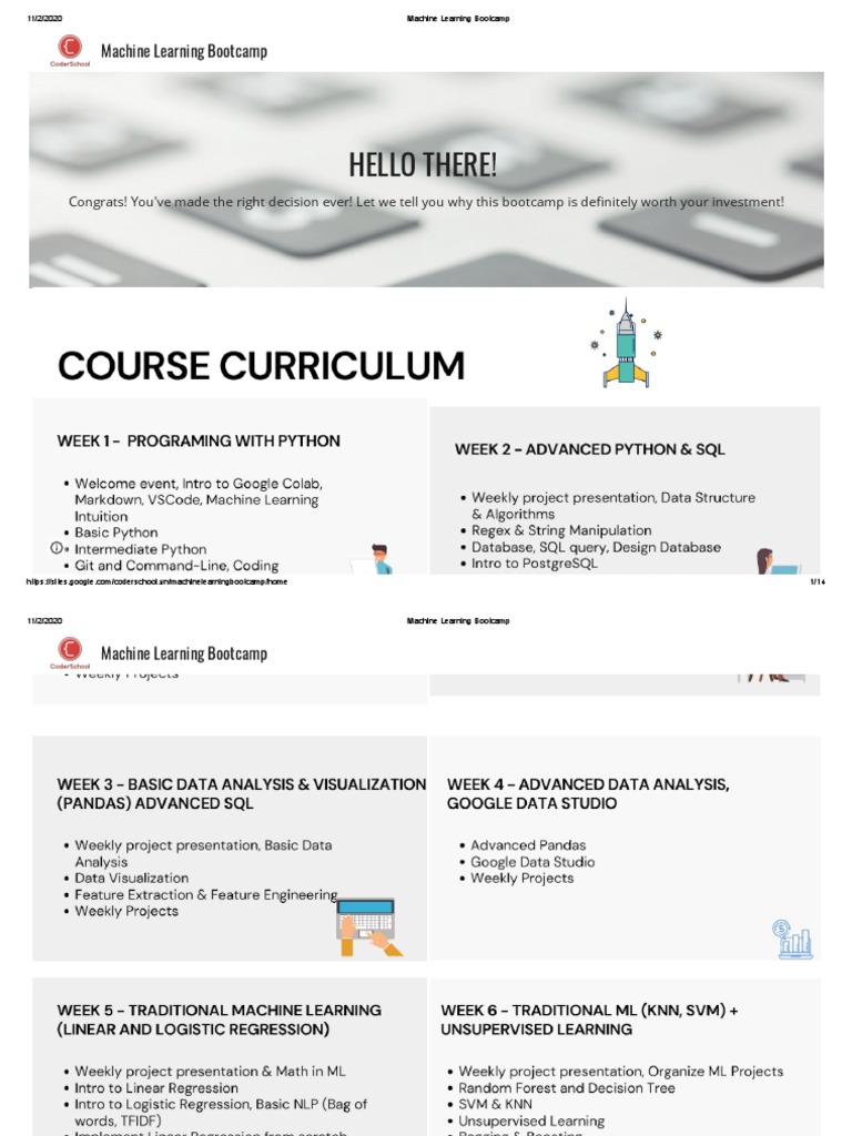 Machine Learning Bootcamp-Coderschool - VN | PDF | Machine Learning | Behavior Modification