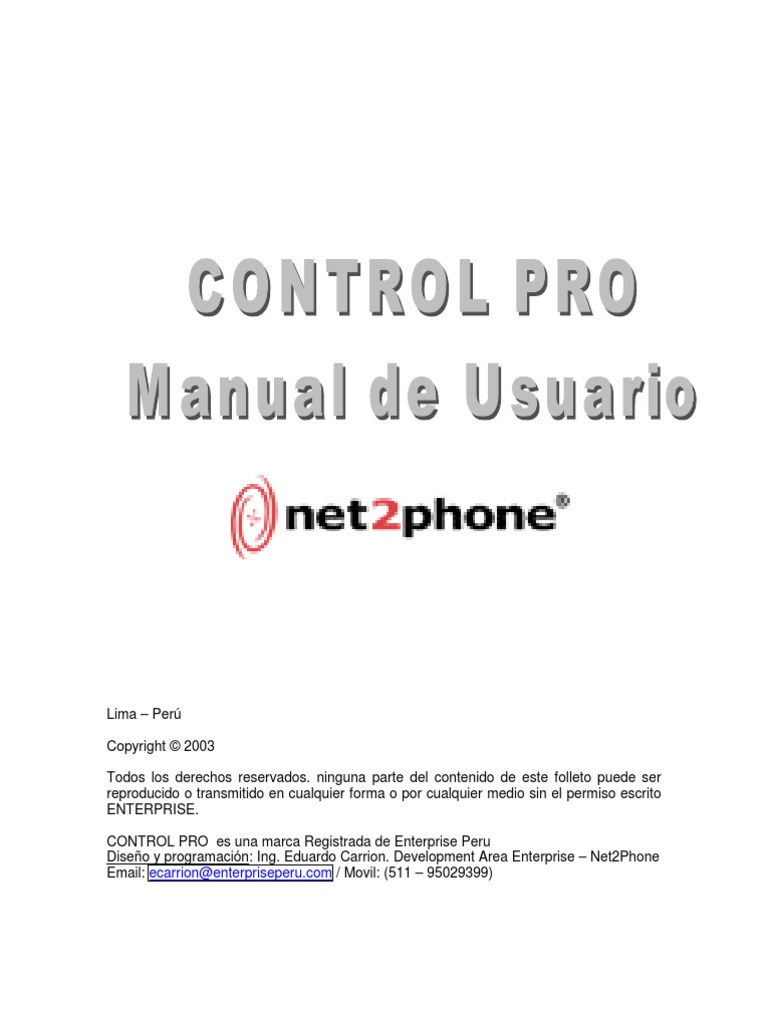Manual Control Pro | PDF | Archivo de computadora | Servidor (Computación)