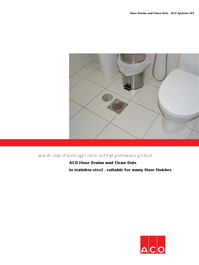 ACO Floor Drains: Custom Solutions Overview | PDF | Doha | Dubai