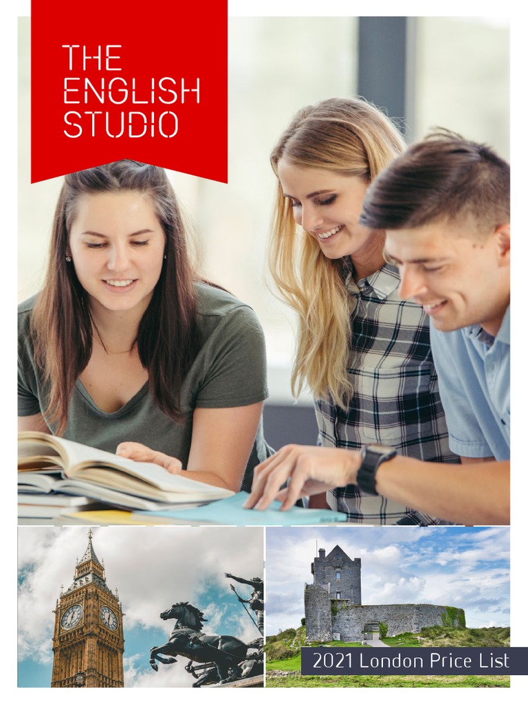 The English Studio 2021 London Price List: Course Options ...