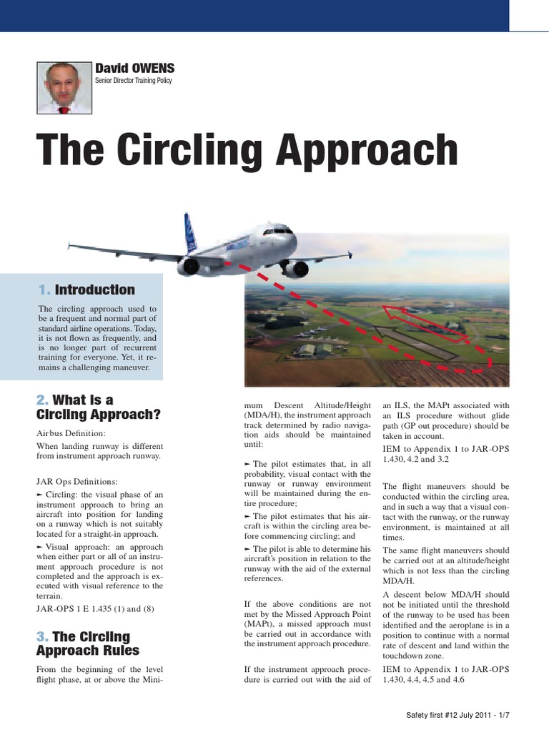 The Circling Approach: David Owens | PDF | Aviation | Aerospace Engineering