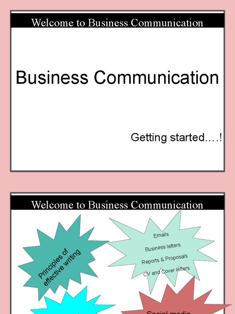 Business Communication Slides | PDF