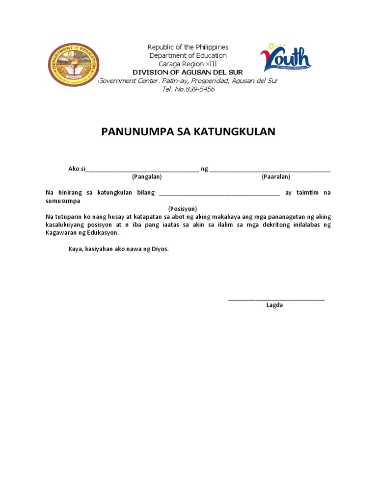 PANUNUMPA | PDF