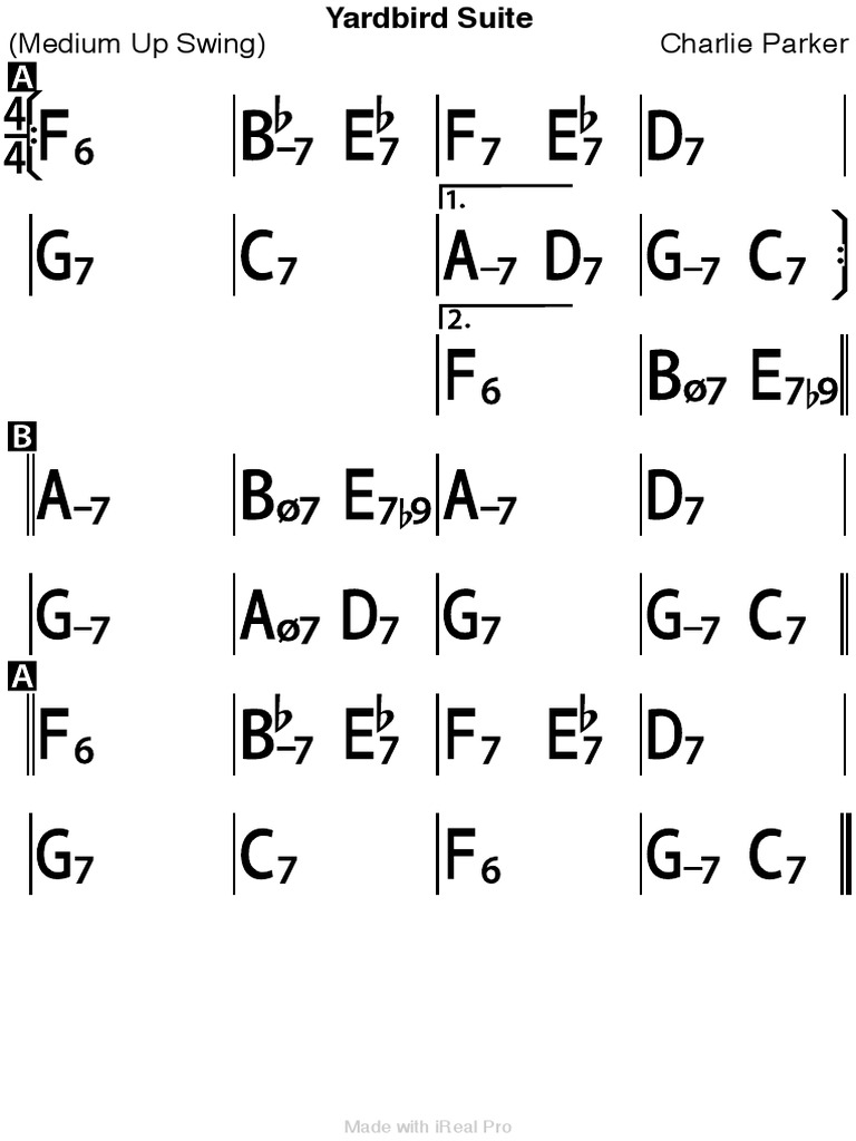 Yardbird Suite | PDF