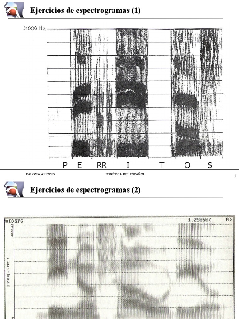 Ejercicios de Espectrogramas | PDF