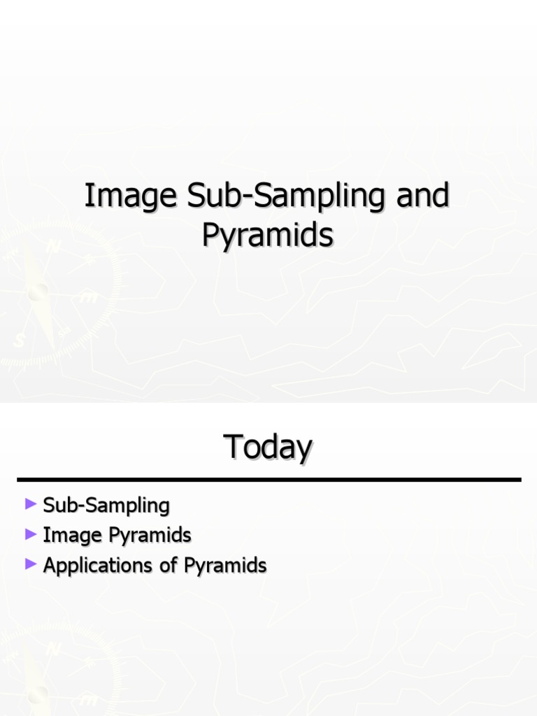 Image Sub-Sampling and Pyramids | PDF | Sampling (Signal Processing ...