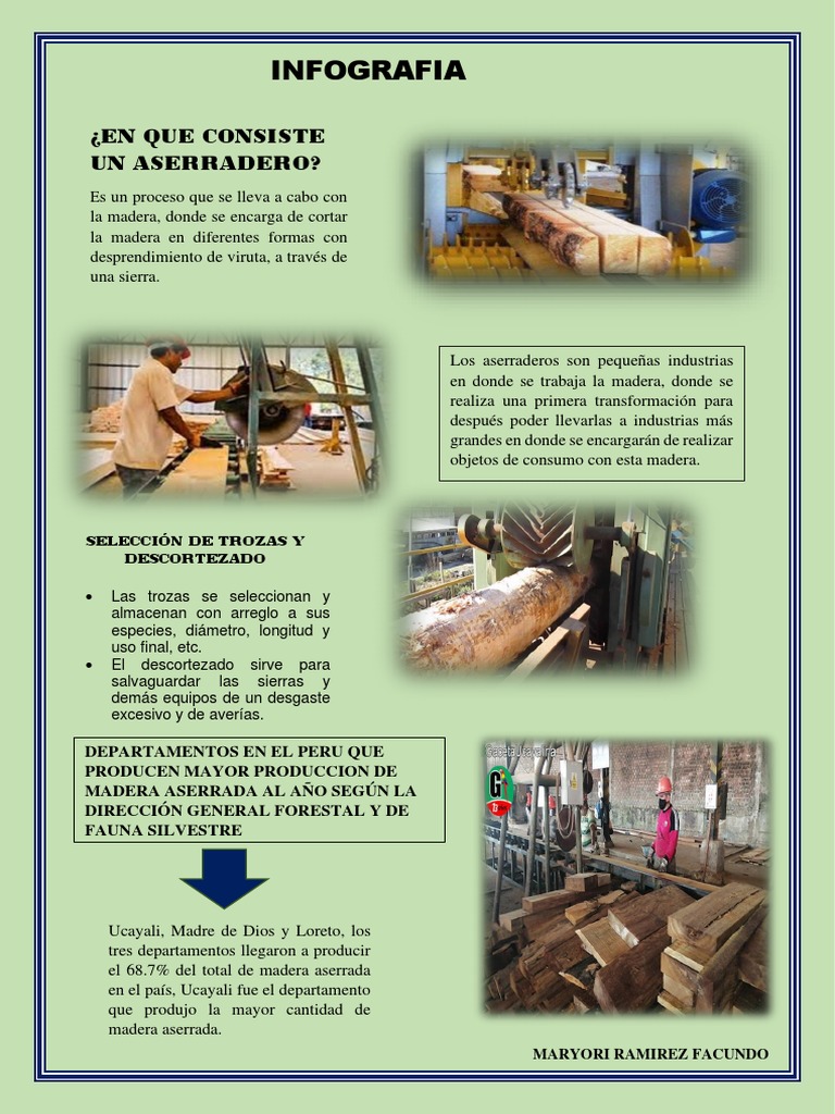 Infografia de Aserraderos | PDF