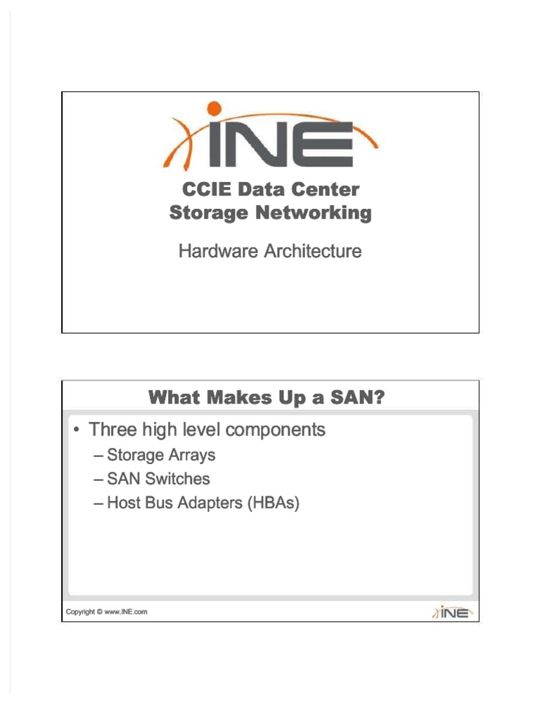 CCIE Data Center Storage Networking Hardware Architecture | PDF ...